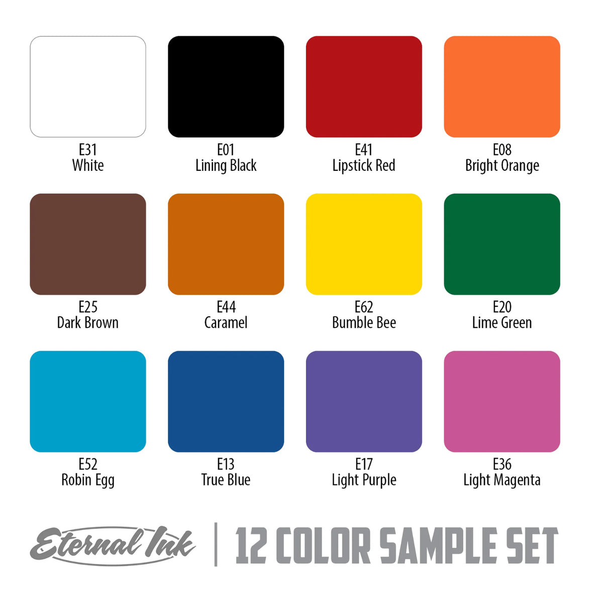 Sample Set | Eternal Ink – WorldWide Tattoo Supply